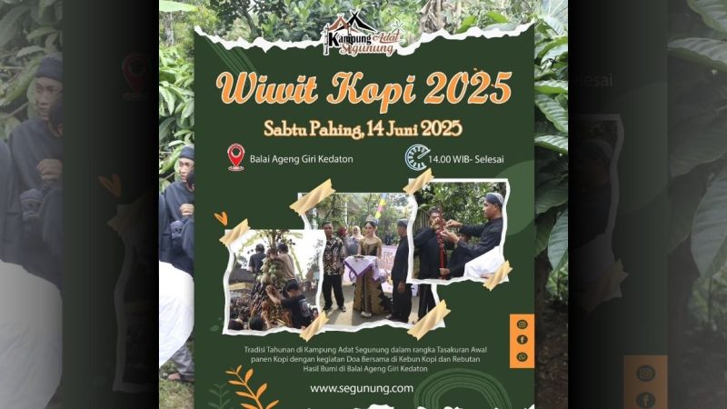 Warga Jombang! Yuk Minum Susu Gratis di Wiwit Kopi 2025 Kampung Adat ...